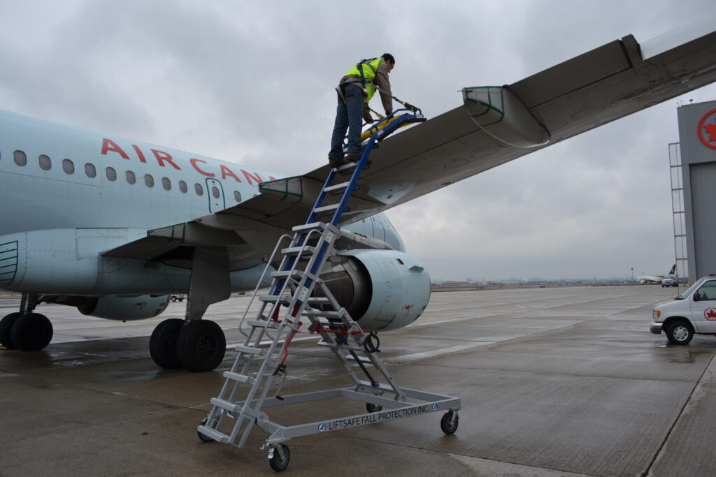 How to work safely at heights in Aviation.